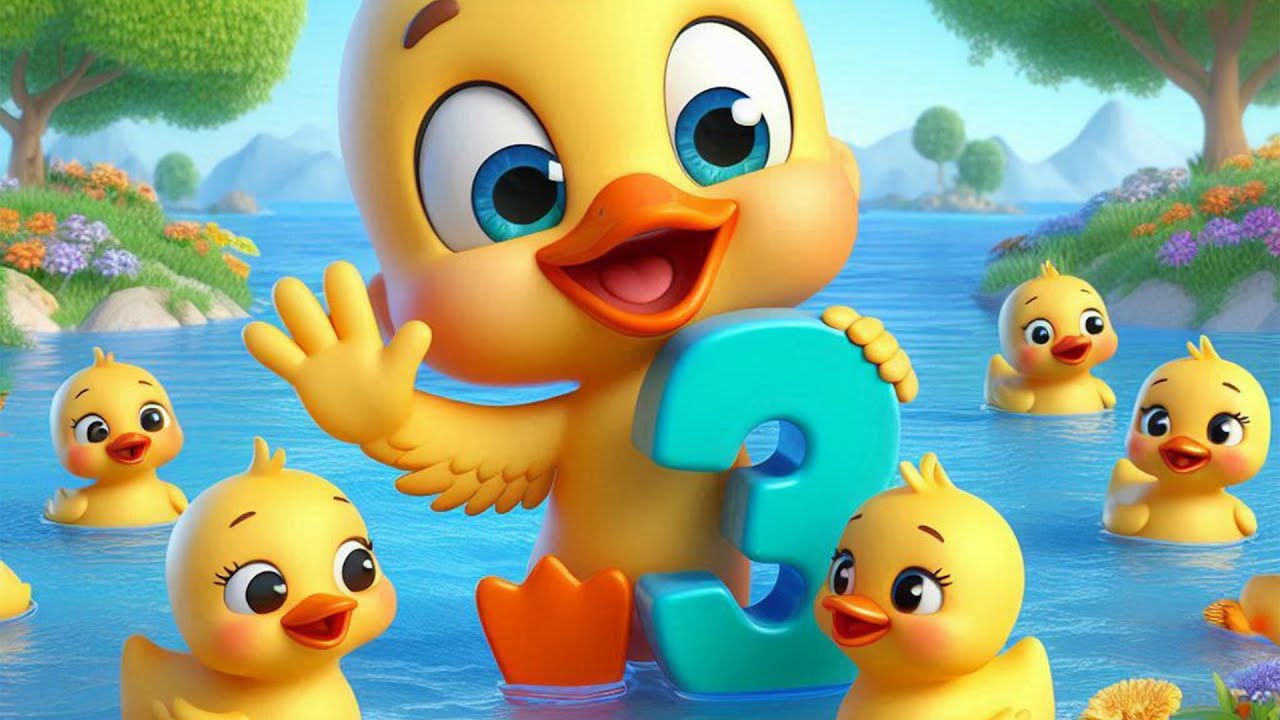 Les petits canards jouent dans l'eau (30 MIN) - Comptines pour enfants ...