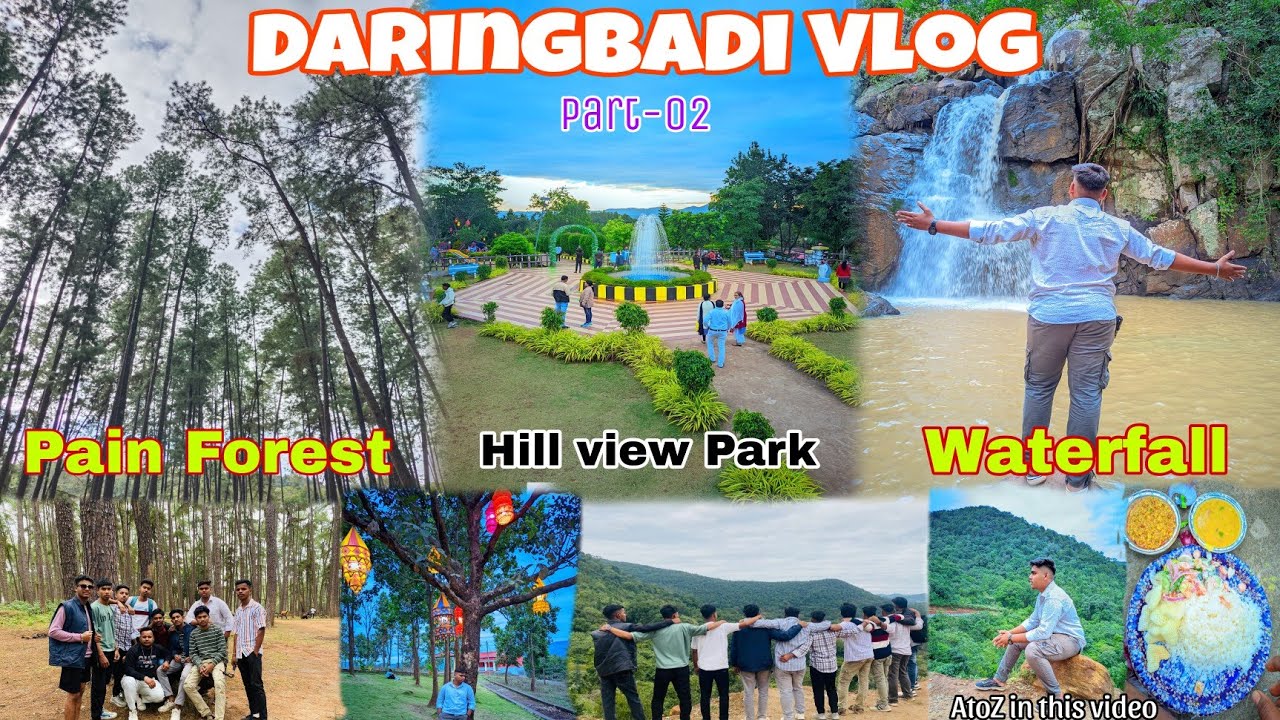 Daringbadi Part-2 Vlog ।। Pain Forest ।। Waterfall।।Hill view Park।।ସବୁ ଗୁଟେVideo ରେ ଅଛେ# ...