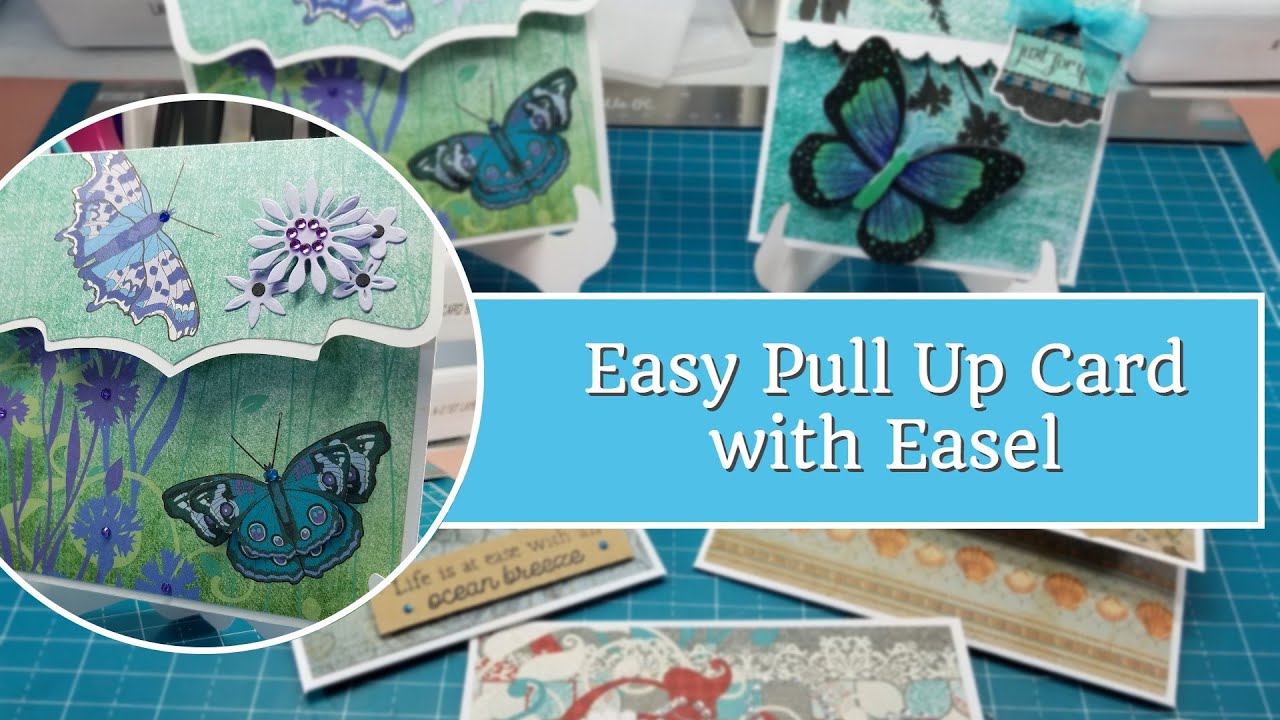 Easy Pull Up Card with Easel - YouTube