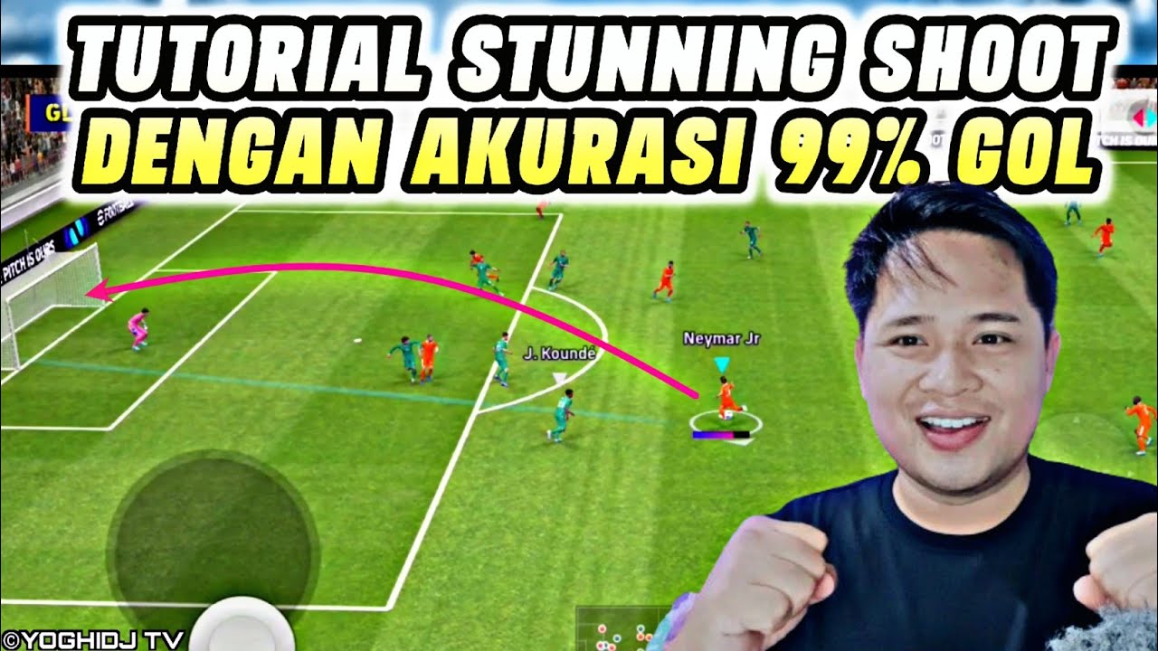 TUTORIAL STUNNING SHOOT + AKURASI 99% GOL,CARA MENGGUNAKAN TEMBAKAN MEMUKAU EFOOTBALL 2024 ...