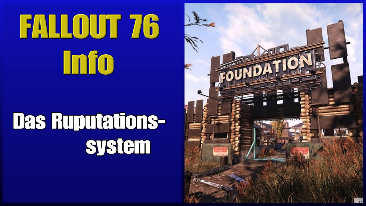FALLOUT 76 \ Das Reputationssystem - YouTube