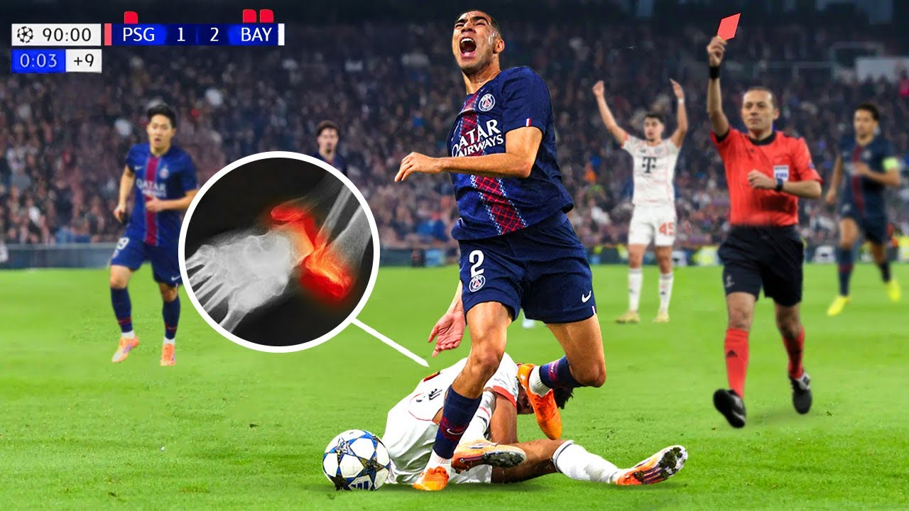 Horror Moments In Football - YouTube