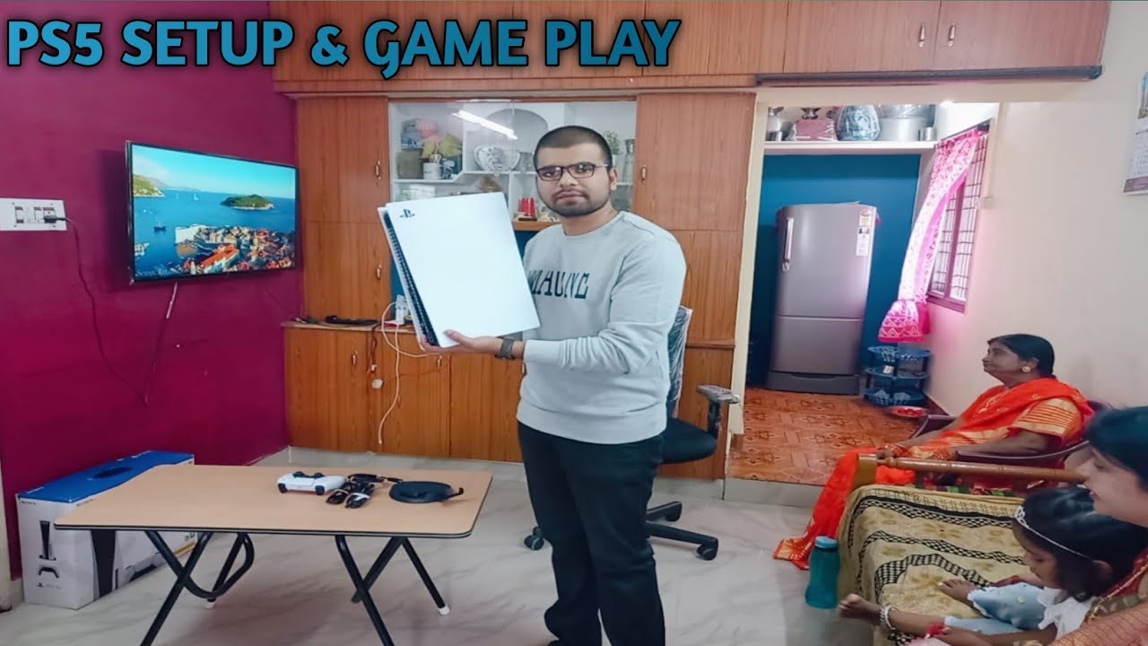 How to setup PS5 for beginners and game play | Indian unit # ...