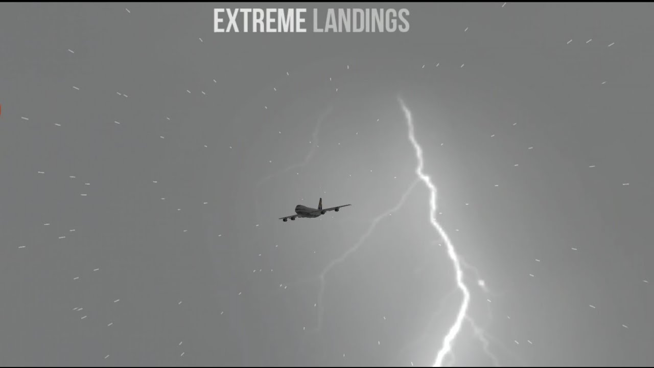 Bad Weather landing / Extreme Landings - YouTube
