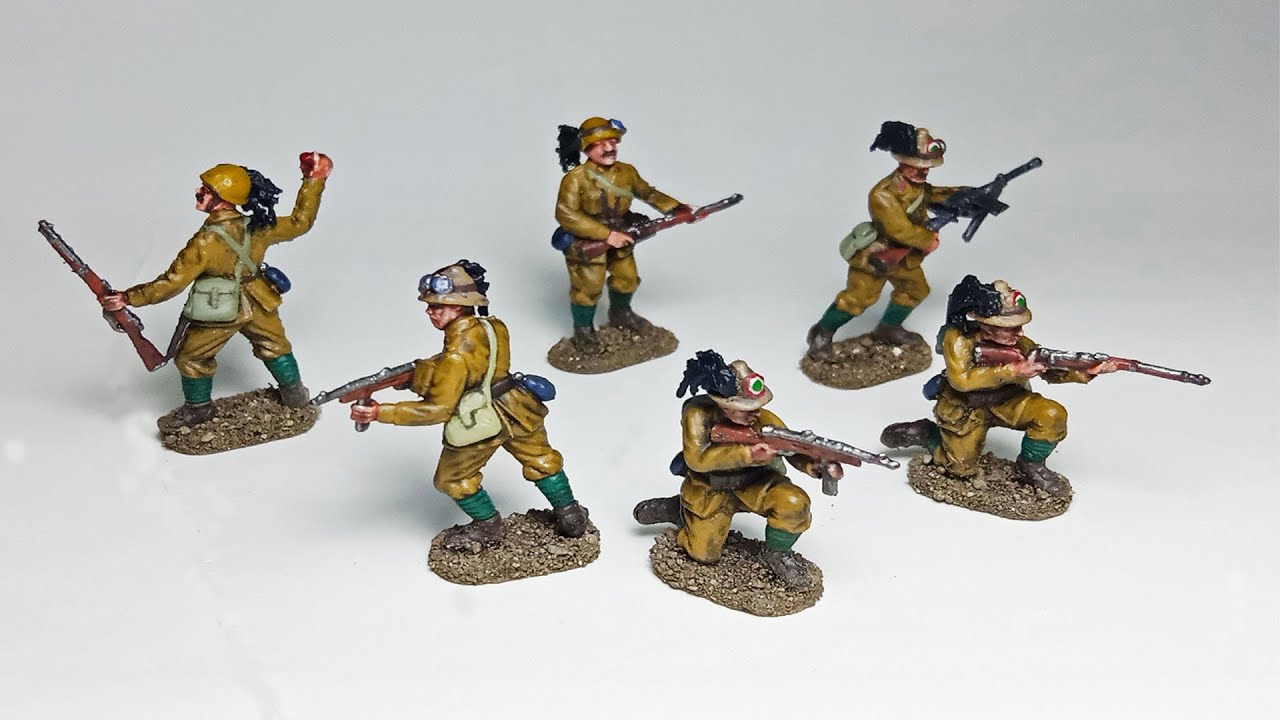 WW2 Italian Infantry Bersaglieri North Africa 1/72 Scale Conversion and ...