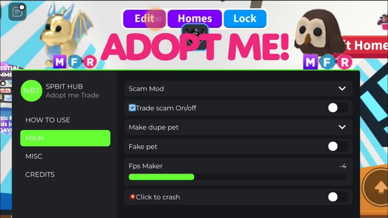 Adopt Me trade scam script 🥵Best Op - YouTube