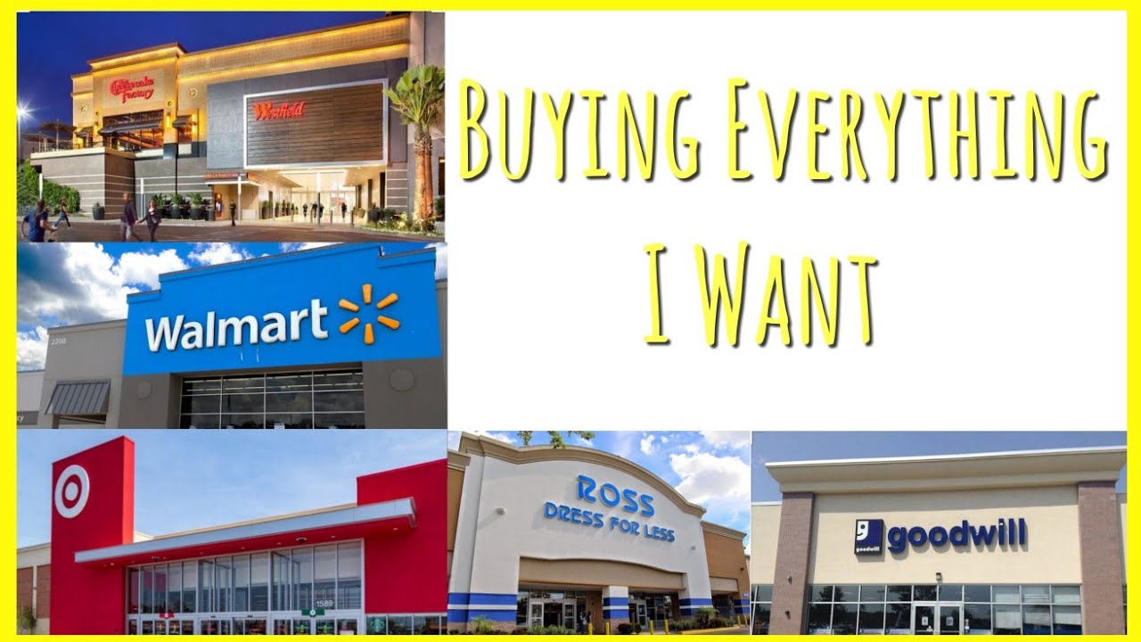 Buying everything I want after buying all my xmas gift for the family ...