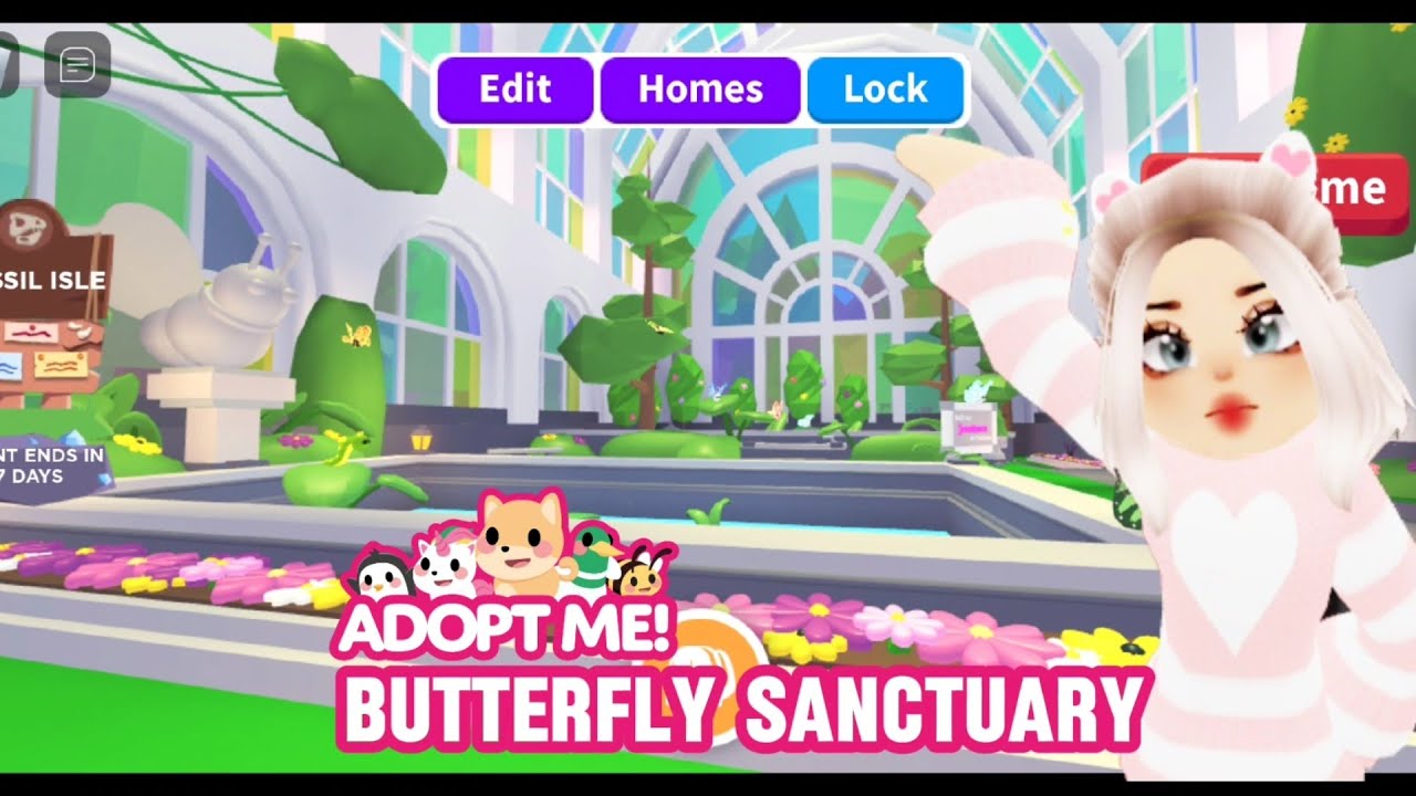 ADOPT ME! BUTTERFLY SANCTUARY 🦋 - YouTube