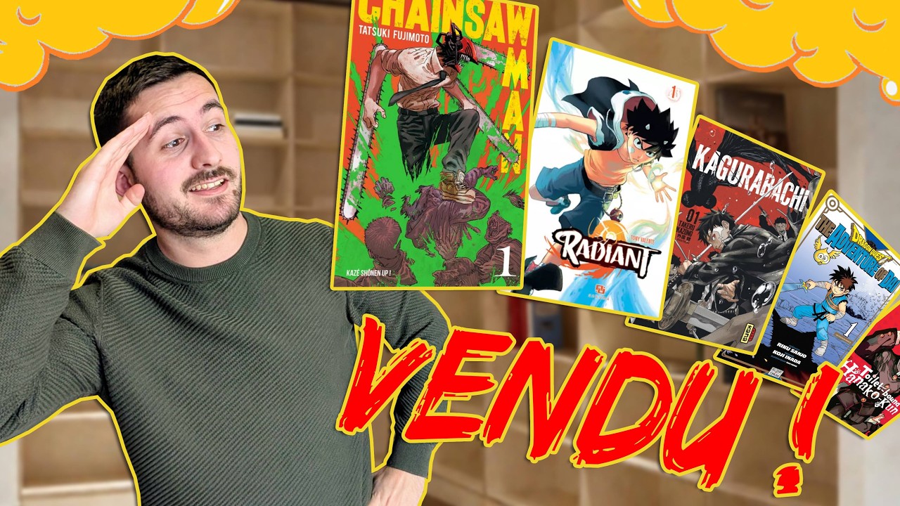 Pourquoi j'ai ENCORE vendu PLEIN DE MANGA ?! - YouTube