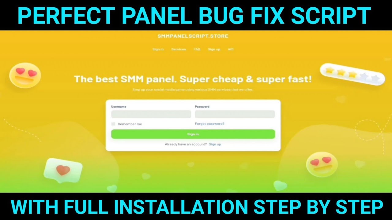 Perfect Panel Bug Fix Script | FSP Smm Panel Script Full Installation ...