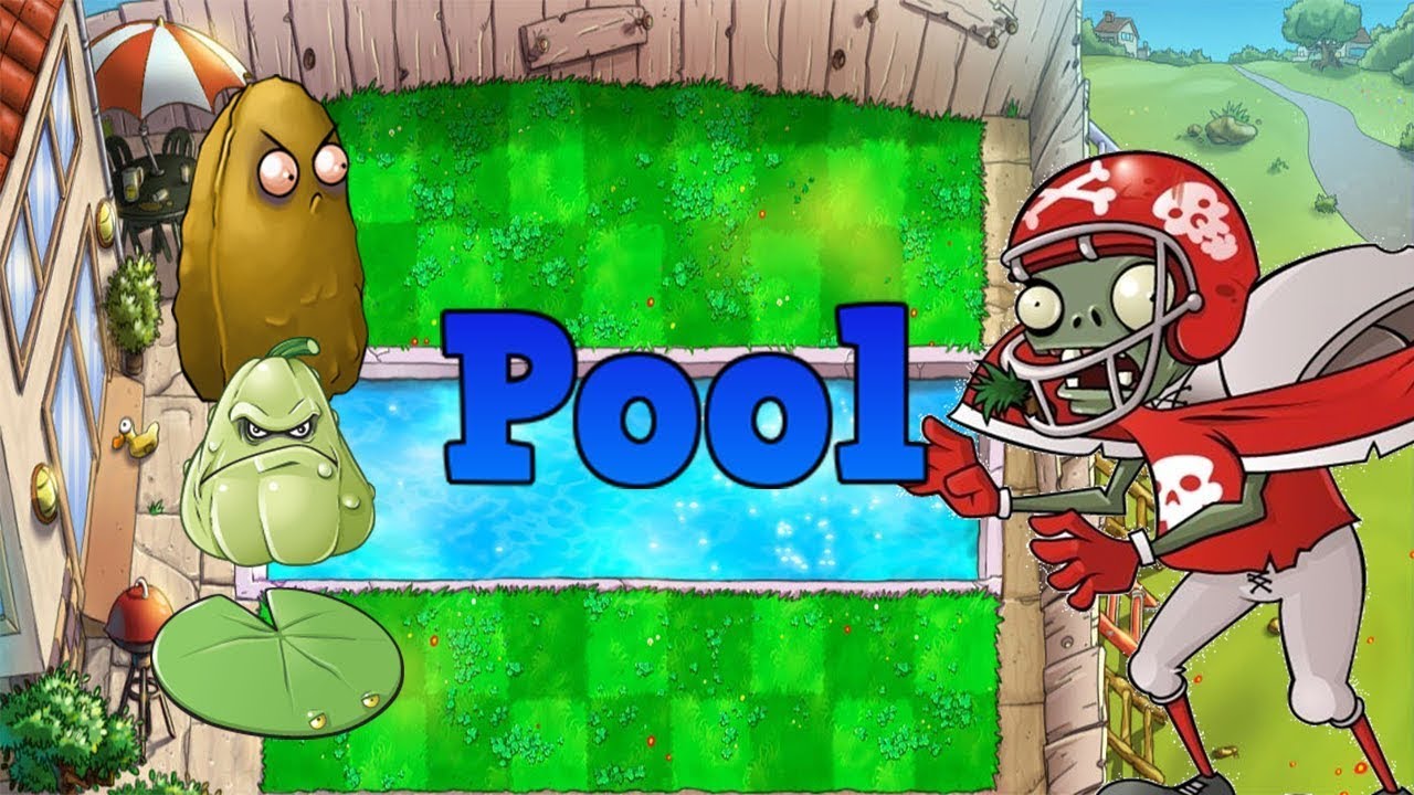 PvZ pool battle - YouTube