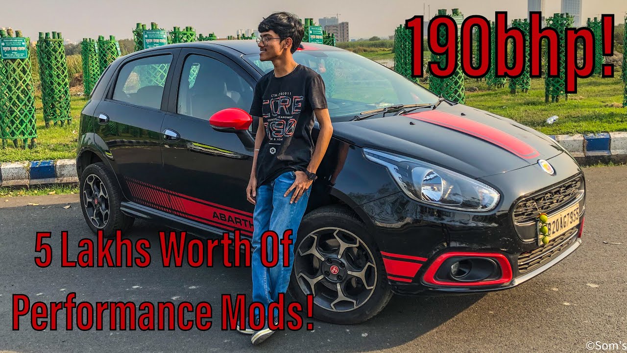 MODIFIED FIAT PUNTO ABARTH OF KOLKATA💥| Superchips Tuned | TunedCCU | # ...