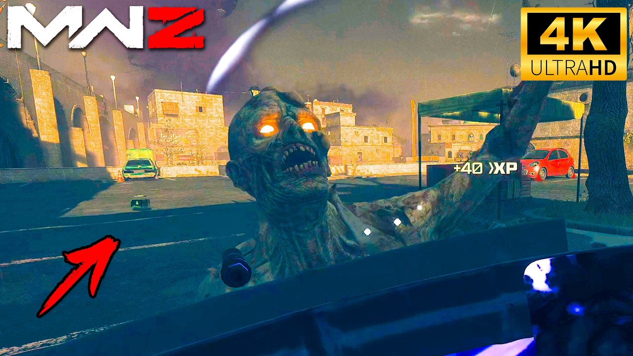 MW3 ZOMBIES SOLOL: RIOT SHIELD, RED ZONE and DARK AETHER 4K Gameplay ...