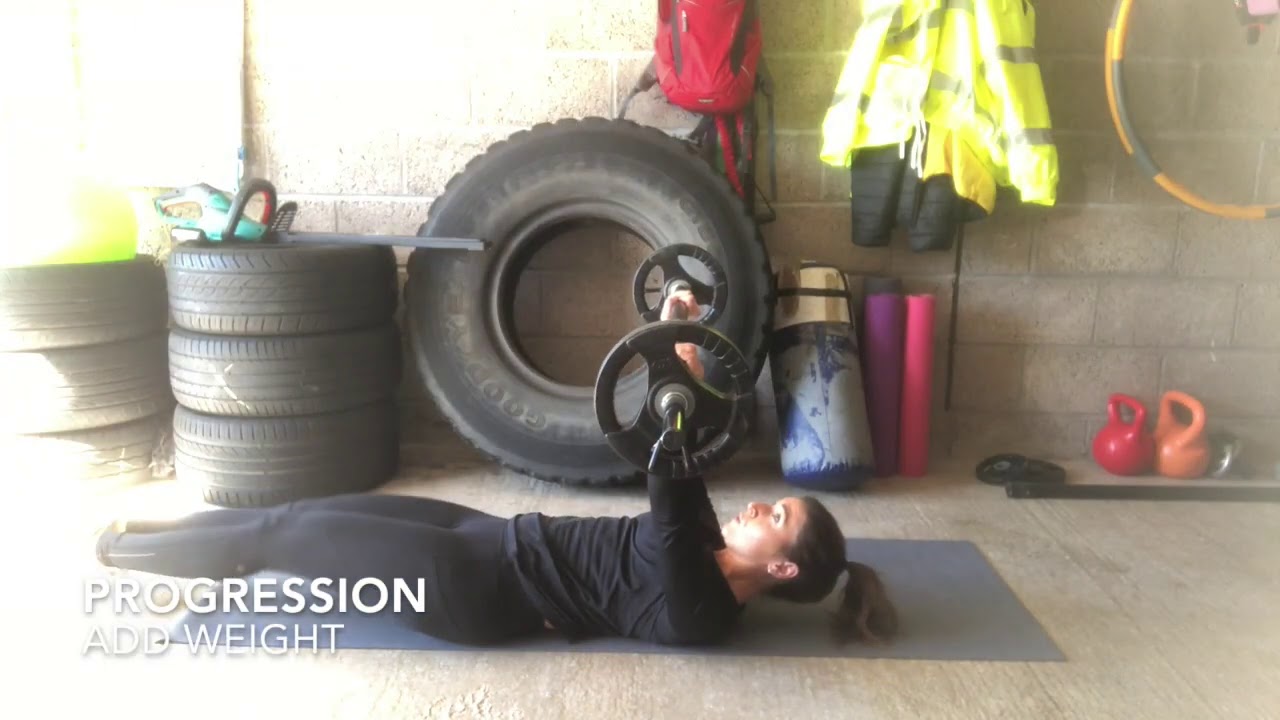 Overhead Crunches - YouTube