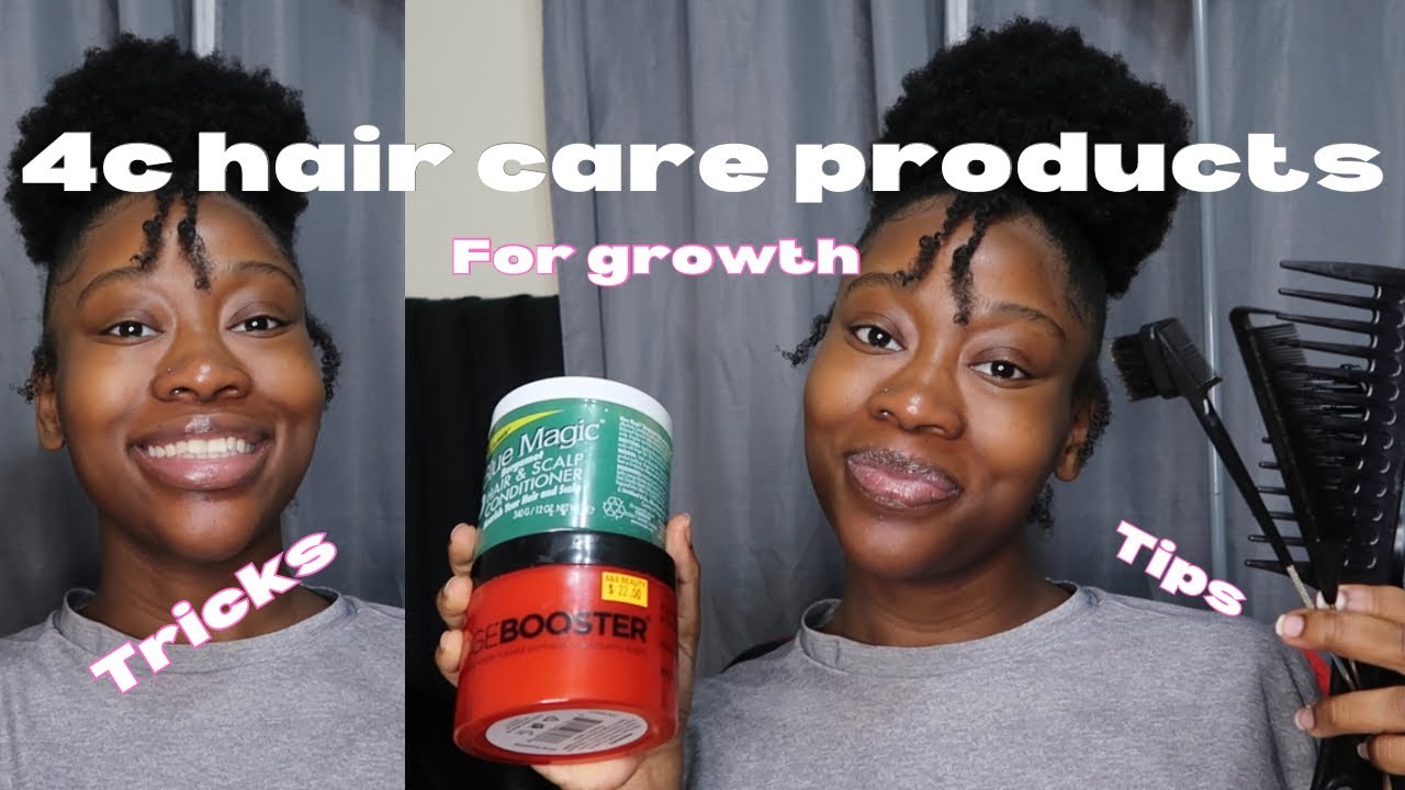 How I take CARE of my 4C hair for QUICK GROWTH | TIPS+TRICKS | PRODUCTS ...