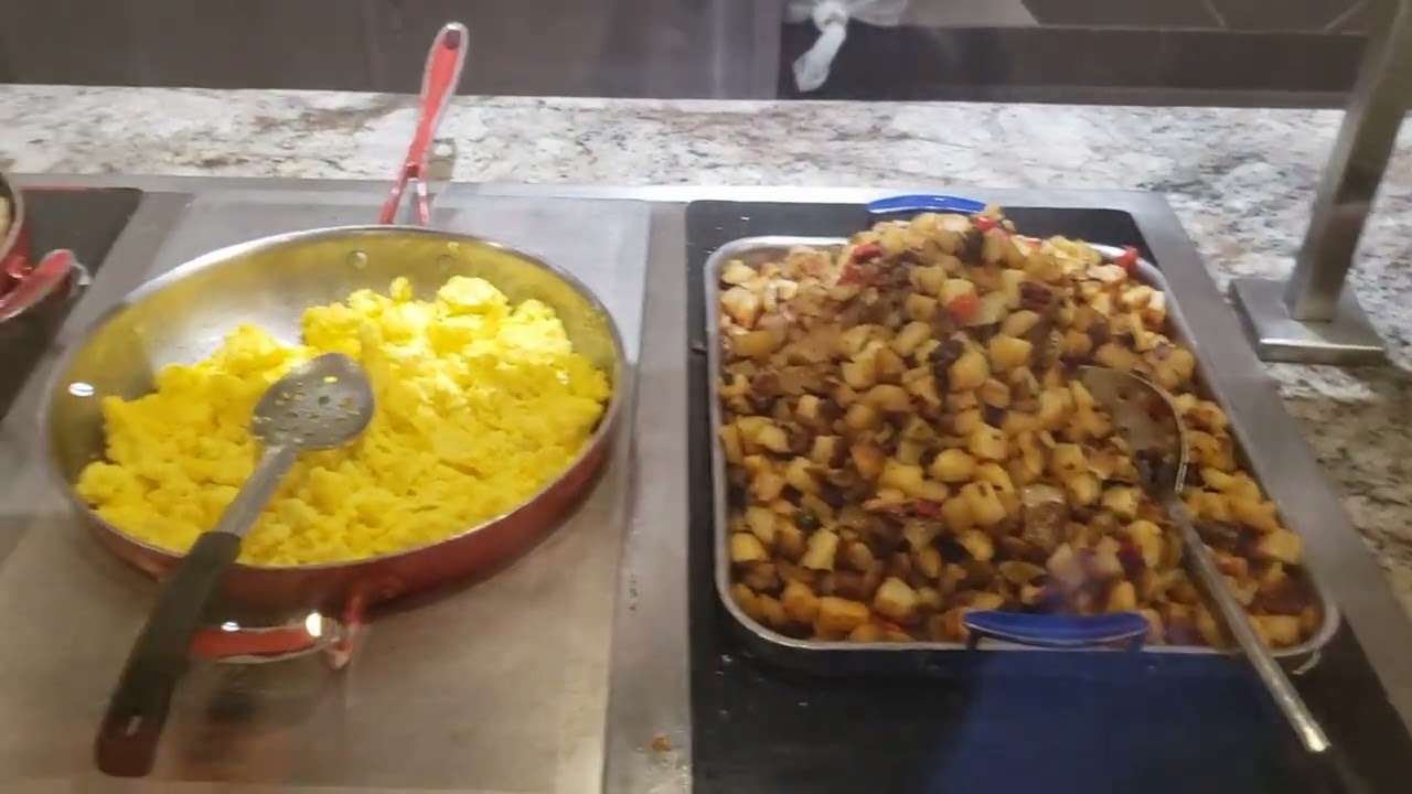 Excalibur Hotel Brunch Buffet - Las Vegas, NV - YouTube