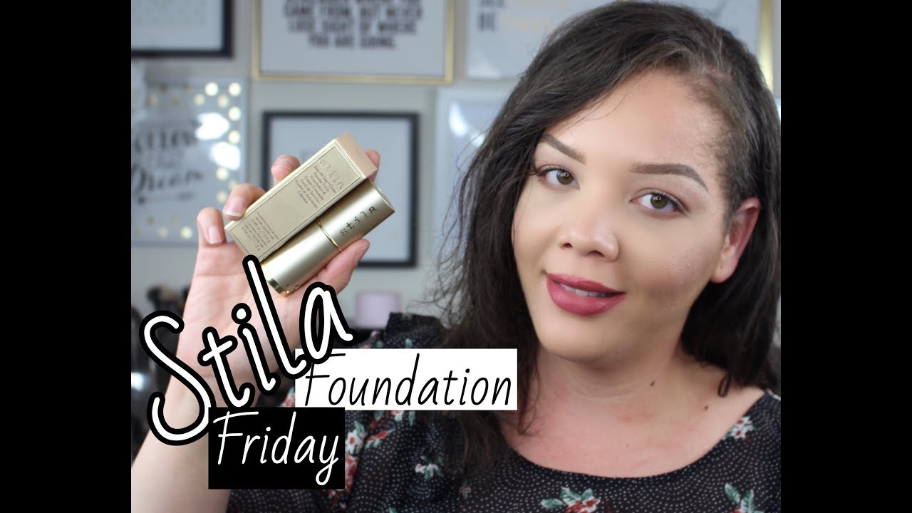 Stila Stay all Day Powder Finish Foundation|Foundation Friday - YouTube