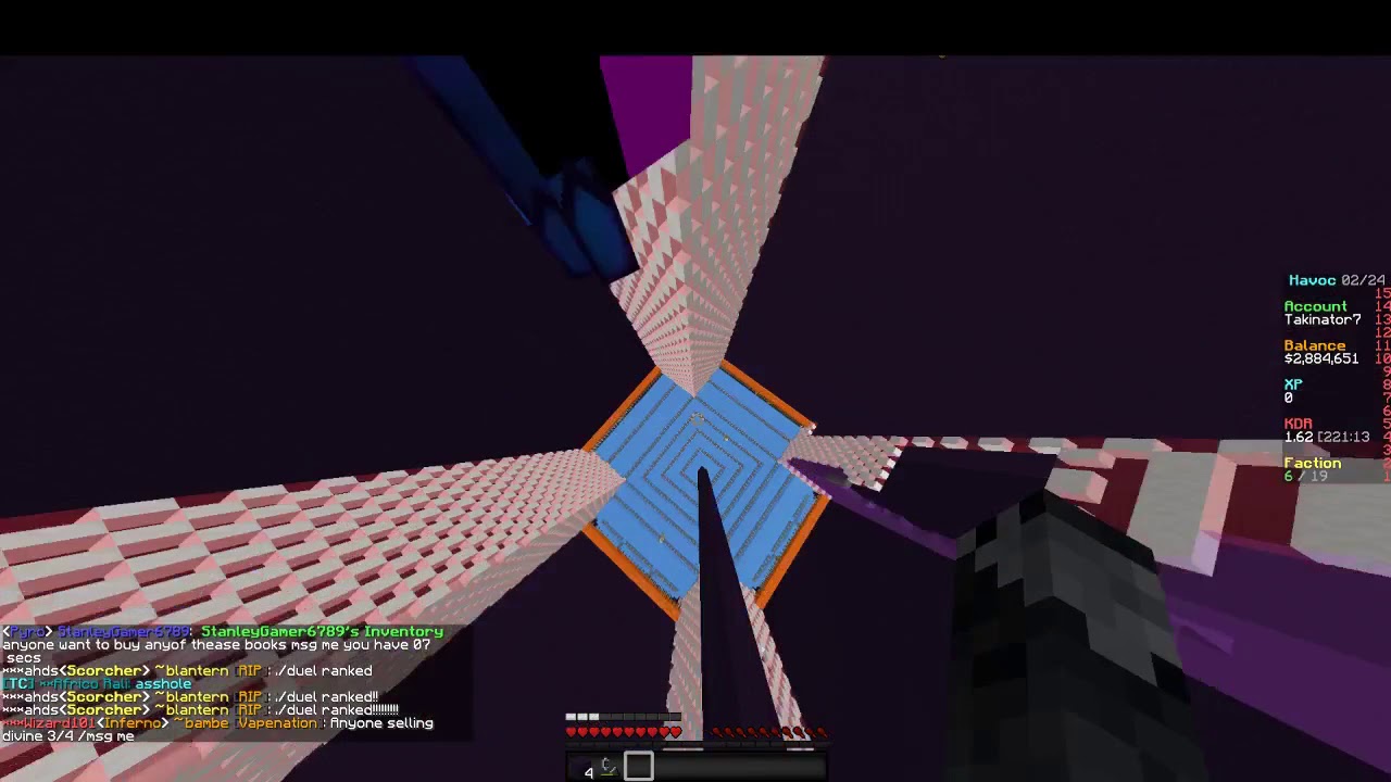 Havoc Raids Inception [2billion] Cosmic PvP Lava Planet - YouTube