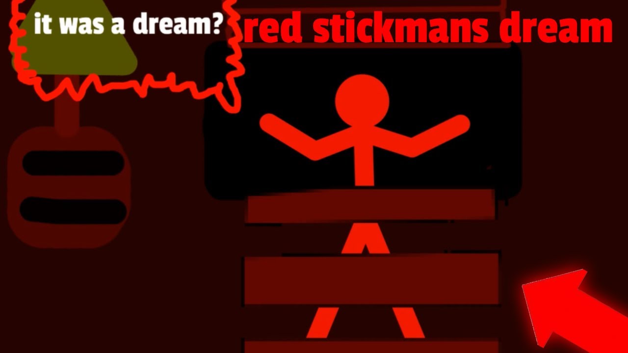 Red Stickman's dream | pivot animation - YouTube