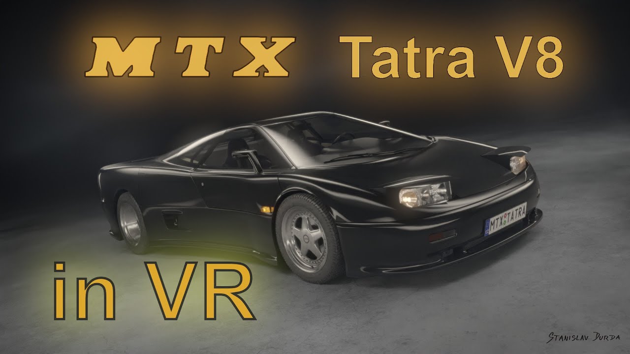 MTX Tatra V8 in VR | Unreal Engine VR | Blender model - YouTube