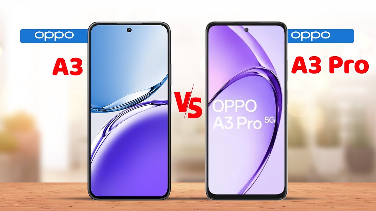 Oppo A3 5G vs Oppo A3 Pro 5G Specification Comparison - YouTube