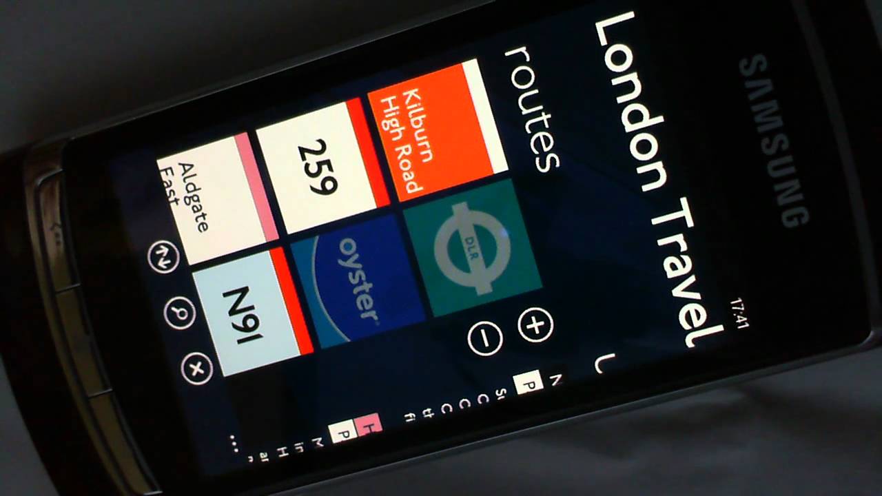 [DEMO] London Travel App on Windows Phone 7 - YouTube