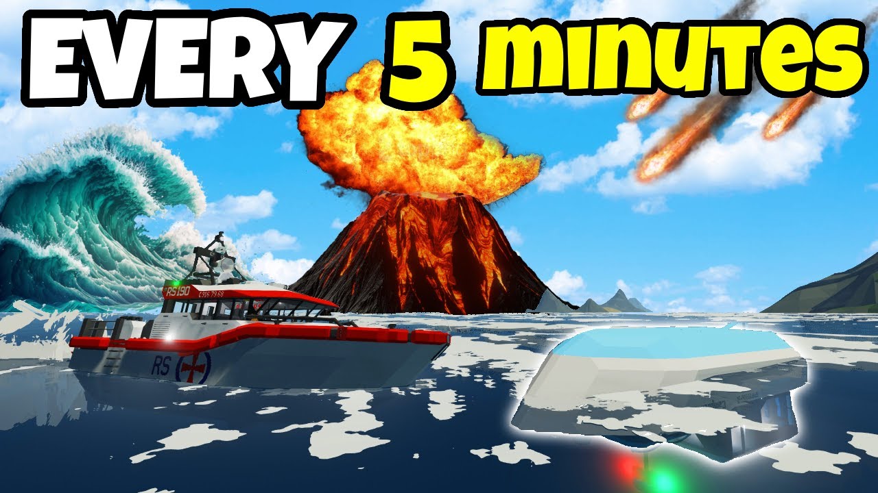 Coast Guard But Every 5 Minutes a Natural Disaster SPAWNS | Stormworks ...