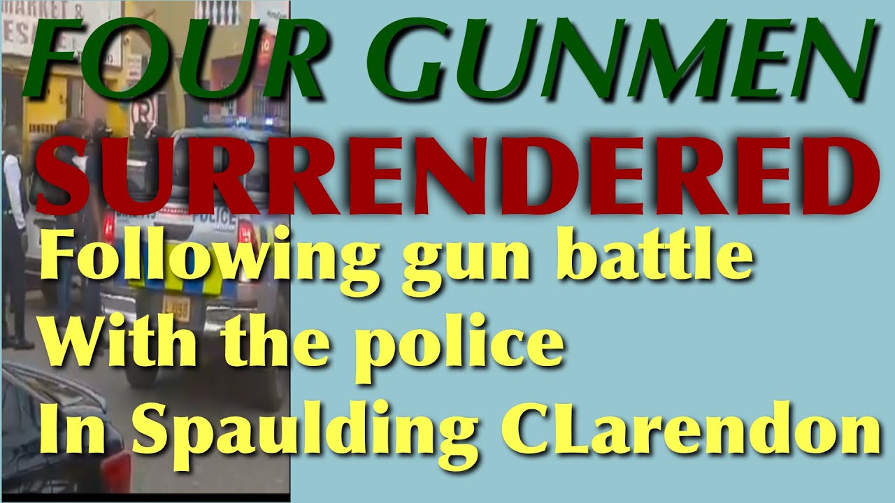 FOUR ARMED MEN WHO ENGAGED POLICE IN DANGEROUS GUN BATTLE DURING ...