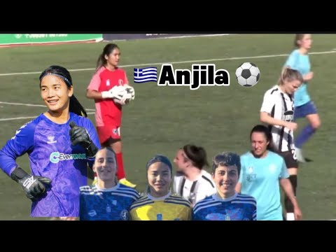 युरोपेली लिगमा अञ्जिला तुम्बापोको डेब्यु खेलमा उत्कृष्ट प्रदर्शन !🇬🇷⚽️# ...