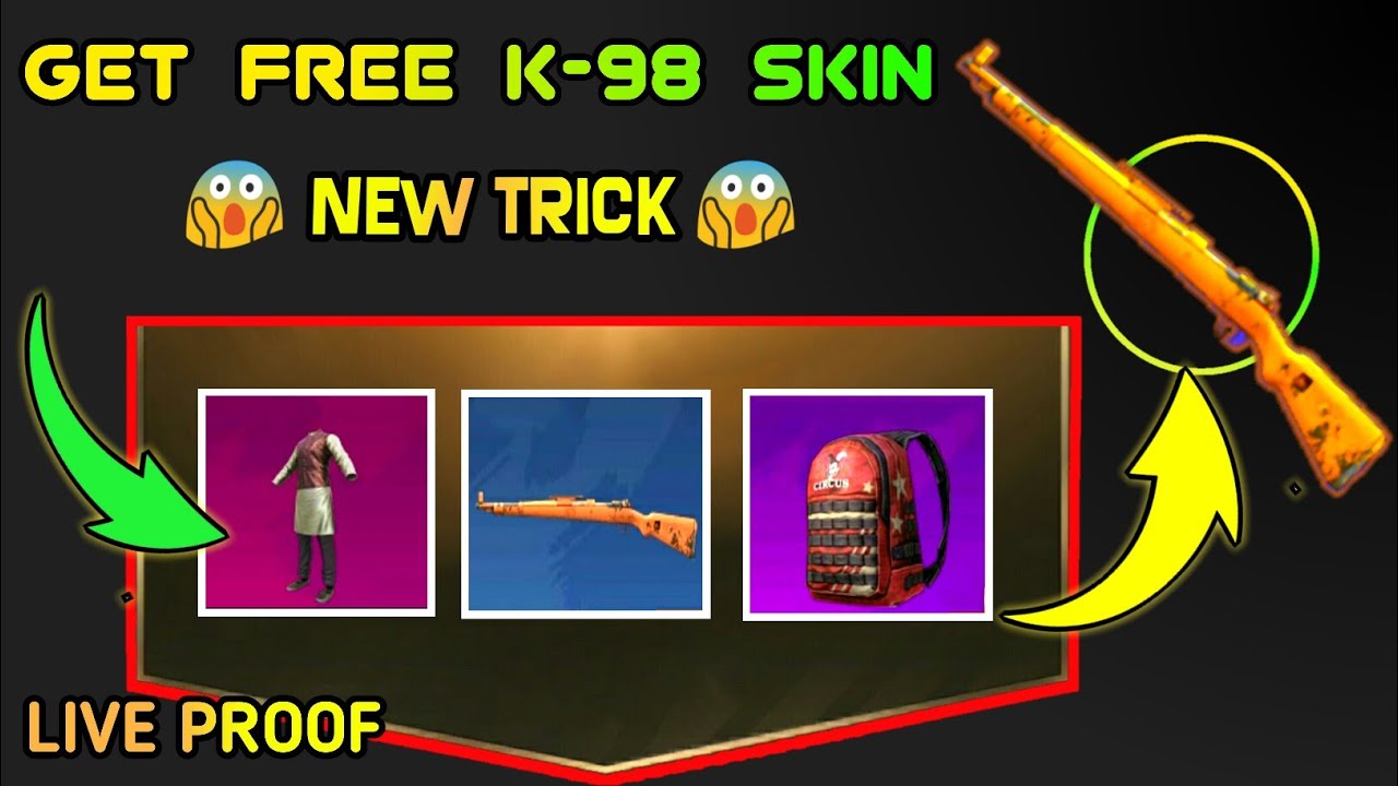 Pubg New Offer || Get Free KAR-98 Skins, Bagpack Skind & Legendary ...