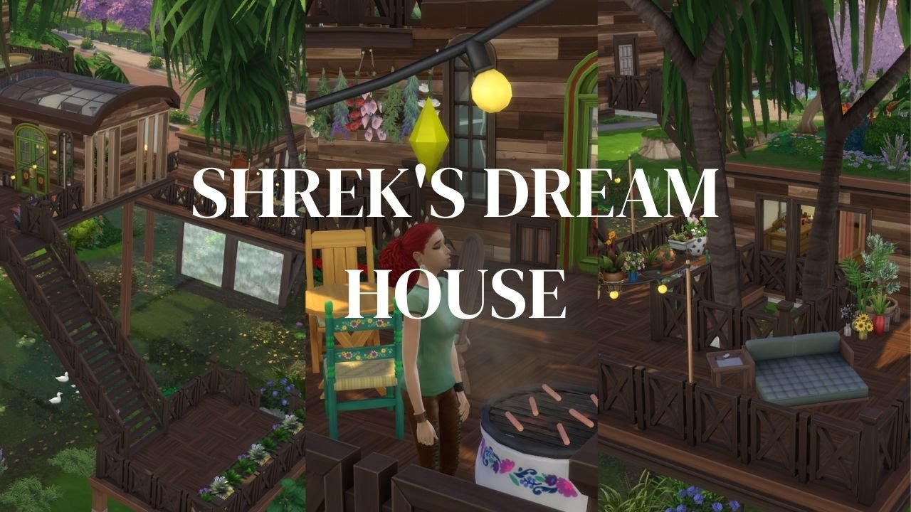 shrek's dream house sims 4 speed build - YouTube