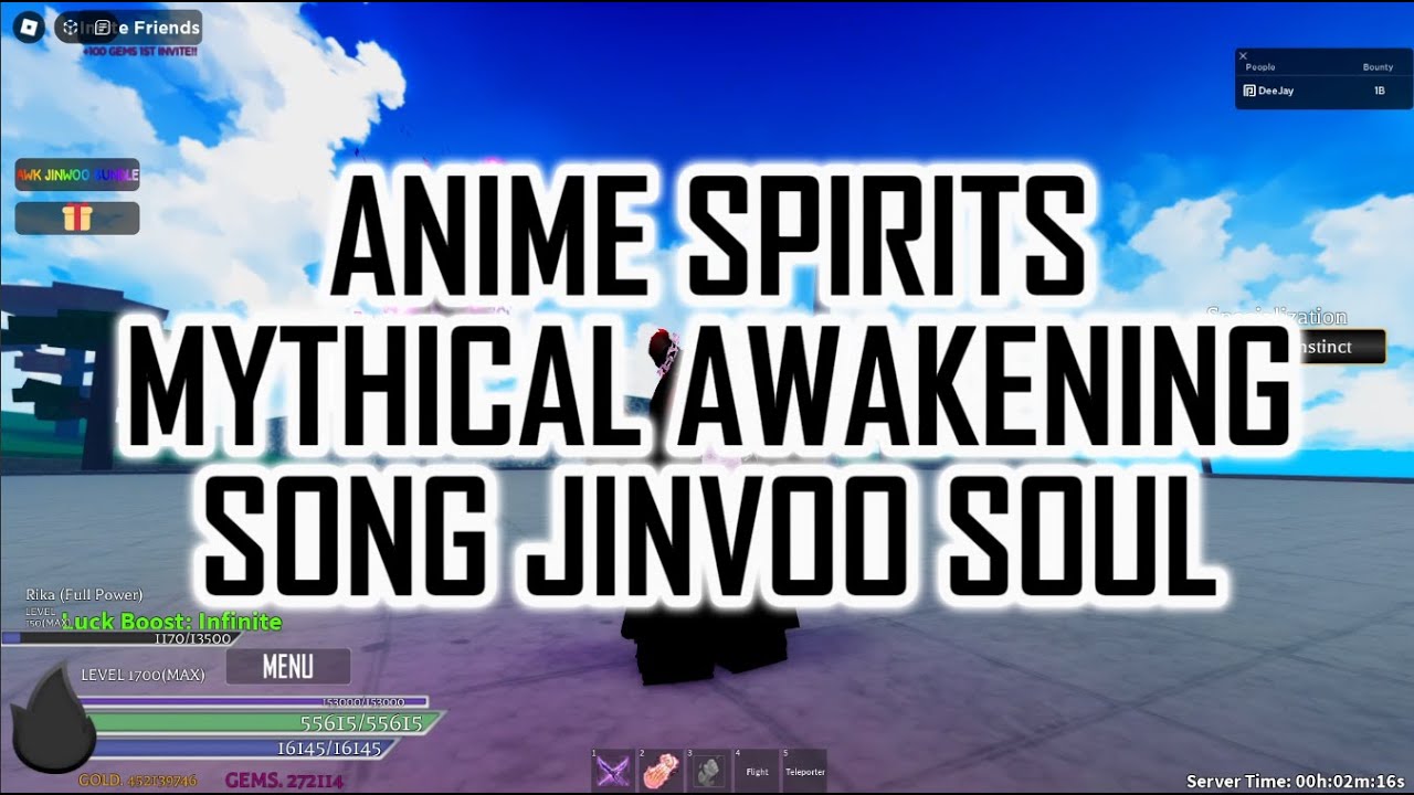 [ANIME SPIRITS] MYTHICAL SONG JINVOO AWAKENING SOUL - YouTube