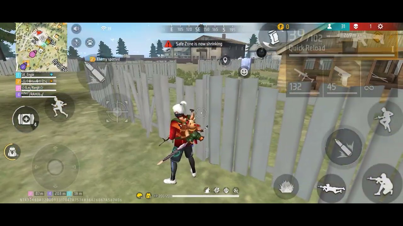 🥰🥰Hacker ki tarah mara ,🥰🥰🥰solo 🥰🥰🥰squad op gameplay garena free fire ...