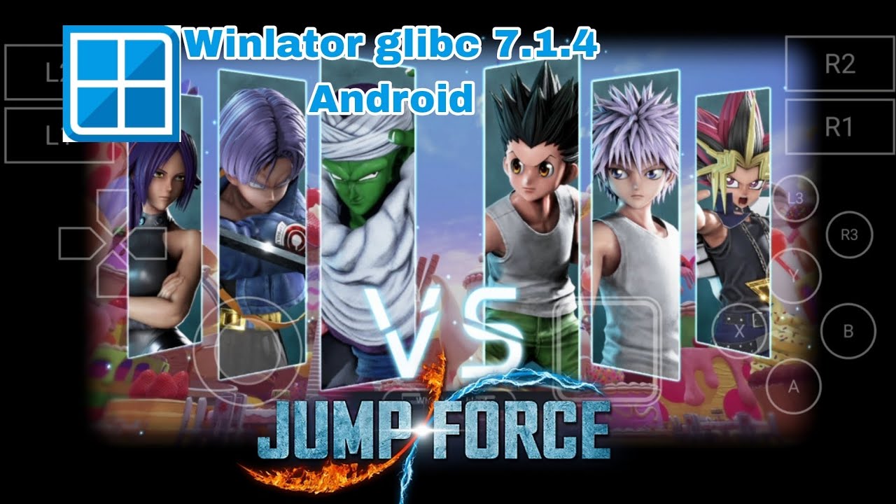 Jump Force on Android Winlator glibc 7.1.4 Gameplay and Setting - YouTube