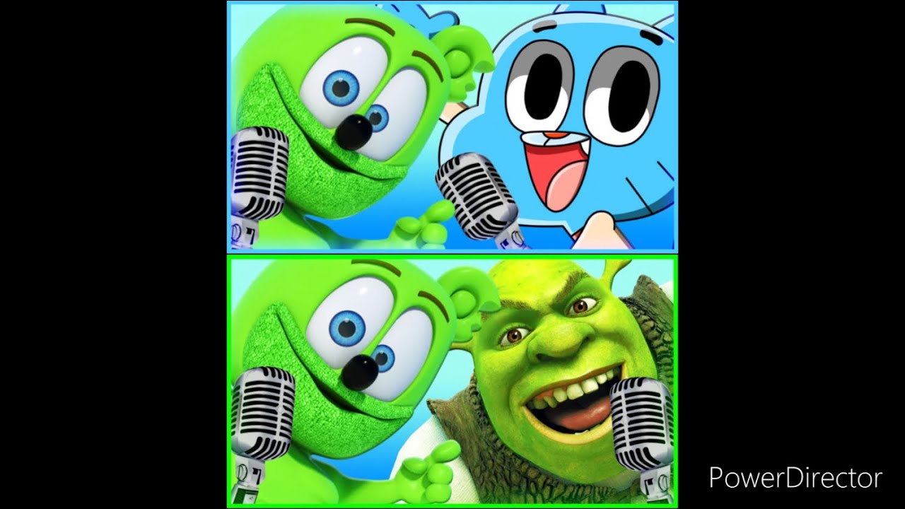 Gumball and Shrek Gummy Bear Song Mashup - YouTube