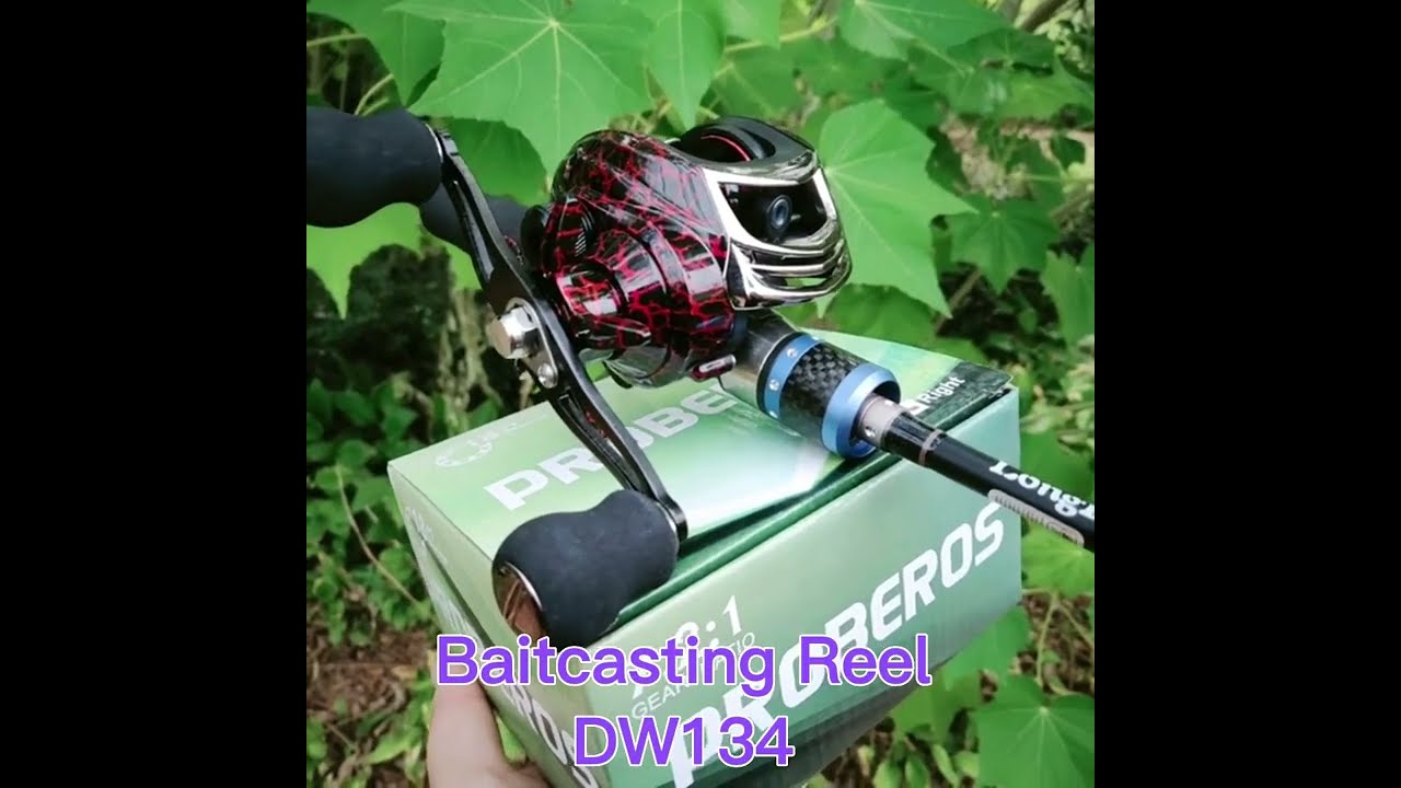 Proberos Baitcasting Reel 10kg Drag Baitcaster Fishing Reels - DW134 ...