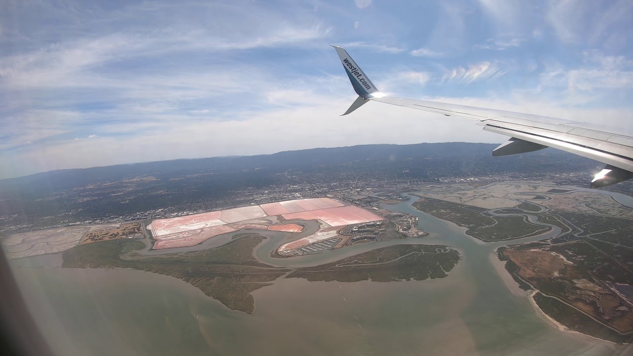 Landing at San Francisco International Airport SFO - YouTube