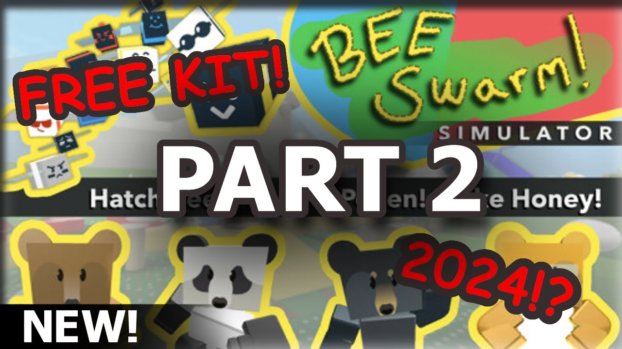 Bee Swarm Simulator FREE KIT! 2024, PART 2 How to make custom items ...