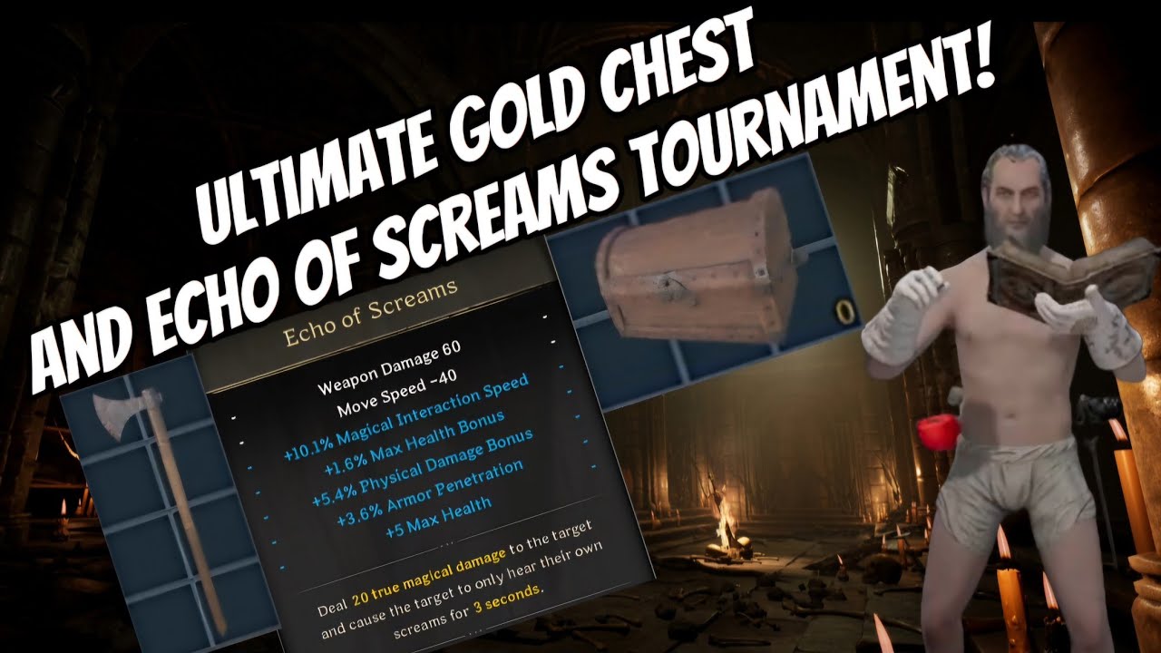 Ultimate Gold Chest Echo of Screams Tourney | Dark and Darker | - YouTube