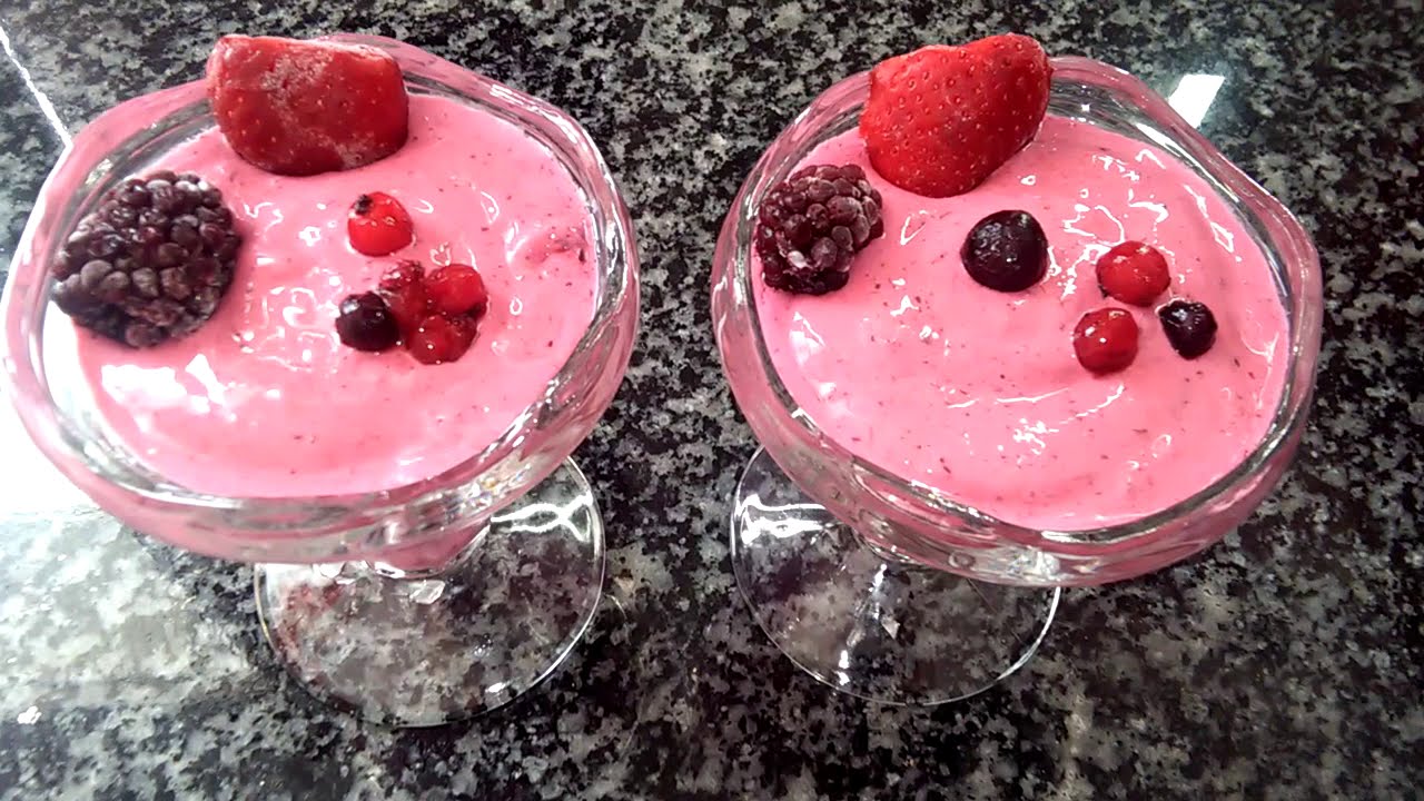 BATIDOS de frutos ROJOS. SMOOTHIES Tus recetas de cocina - YouTube
