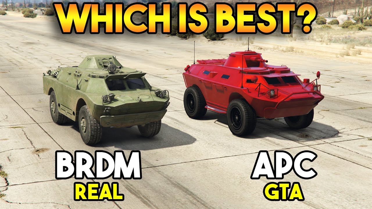 GTA 5 APC VS REAL BRDM | WHICH IS BEST? - YouTube