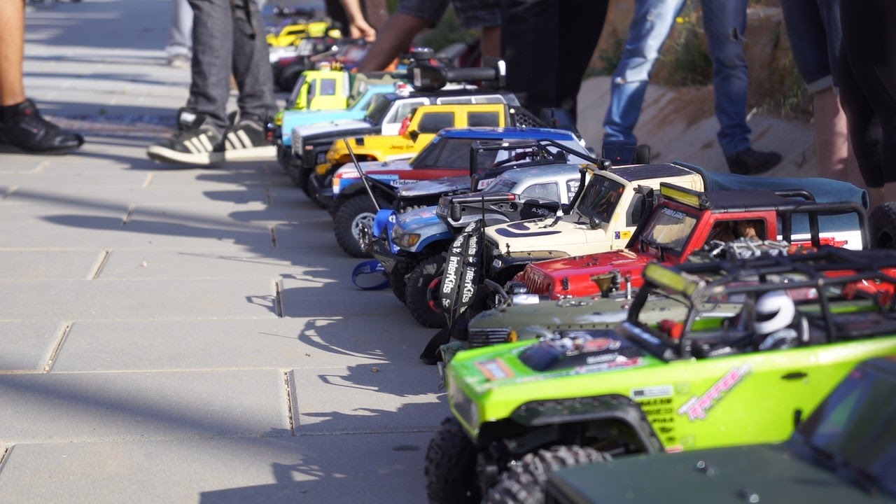 SUPER RC Crawler Scale Event 45 cars - YouTube