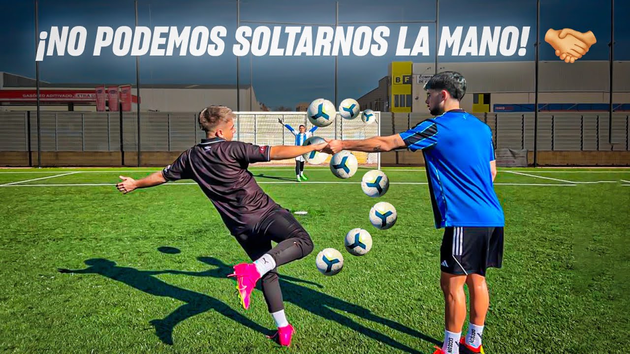 ¿Se puede JUGAR AL FÚTBOL SIN SOLTARNOS LAS MANOS? Totalmente inviable ...