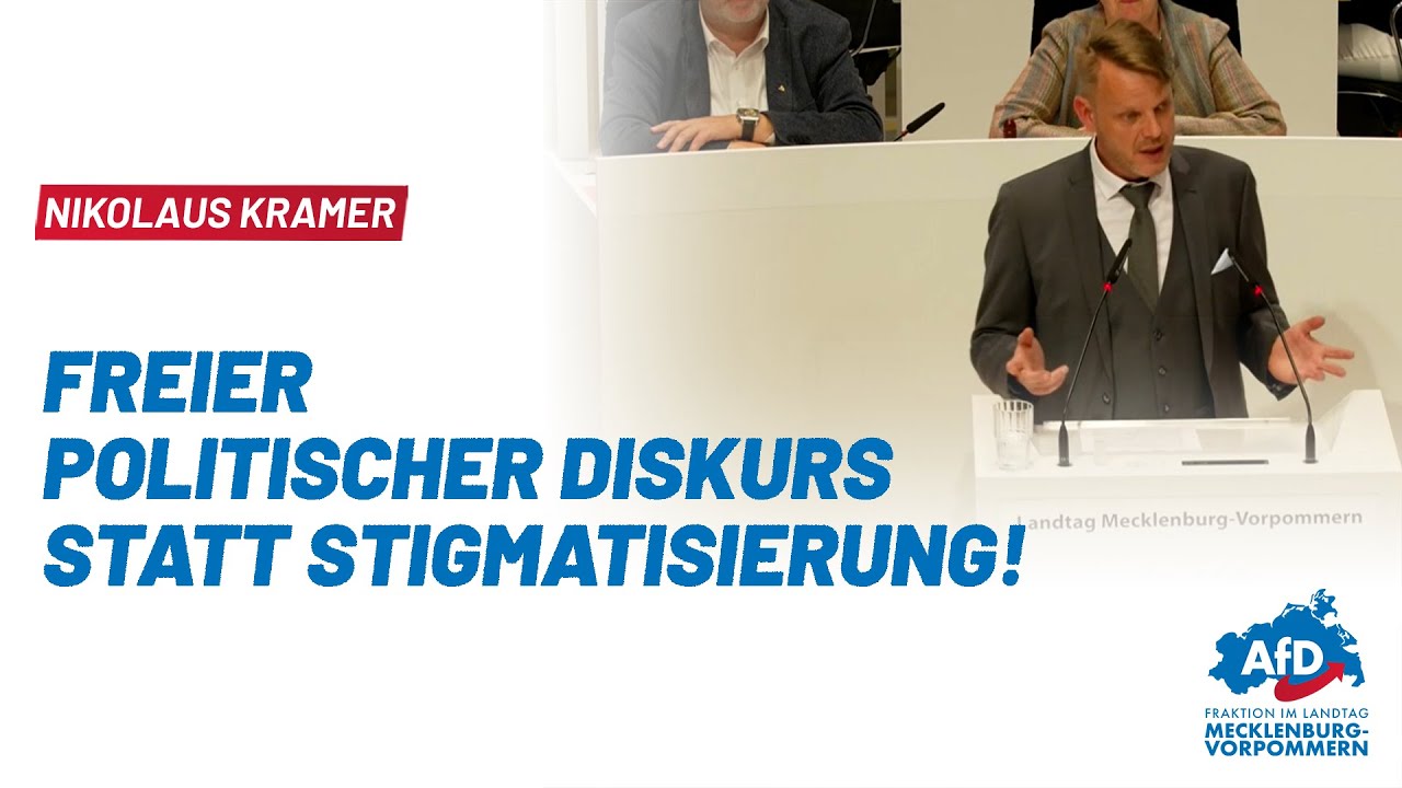 @NikolausKramer_AfD: Freier politischer Diskurs statt Stigmatisierung ...