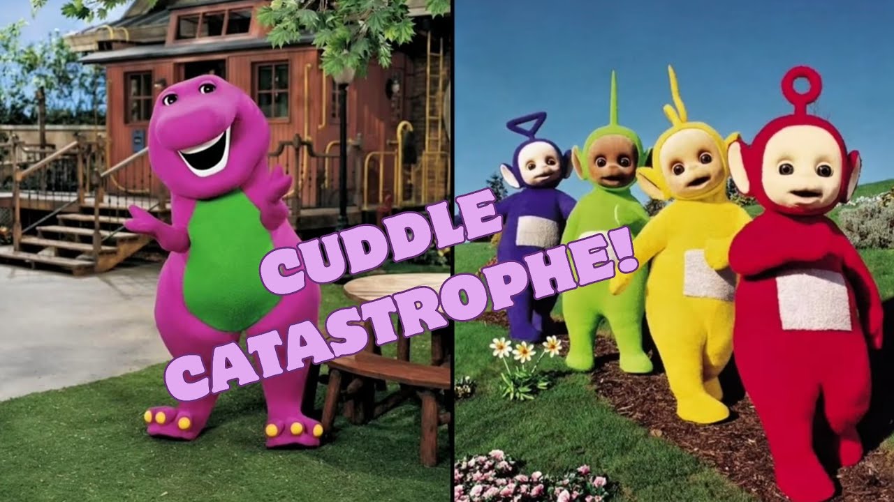 Frozen Frenzy: Barney vs The Teletubbies | Fiction Faceoff - YouTube