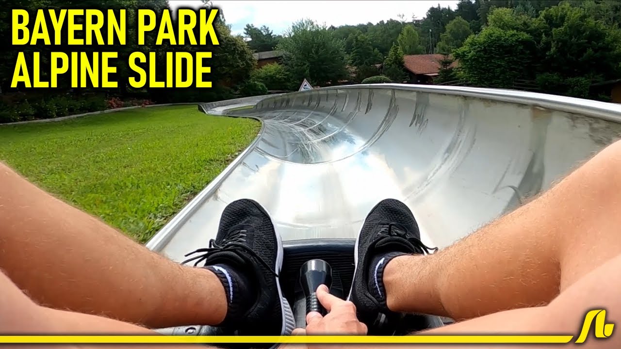 Bayern Park Alpine Slide POV - Summer Toboggan Run - YouTube