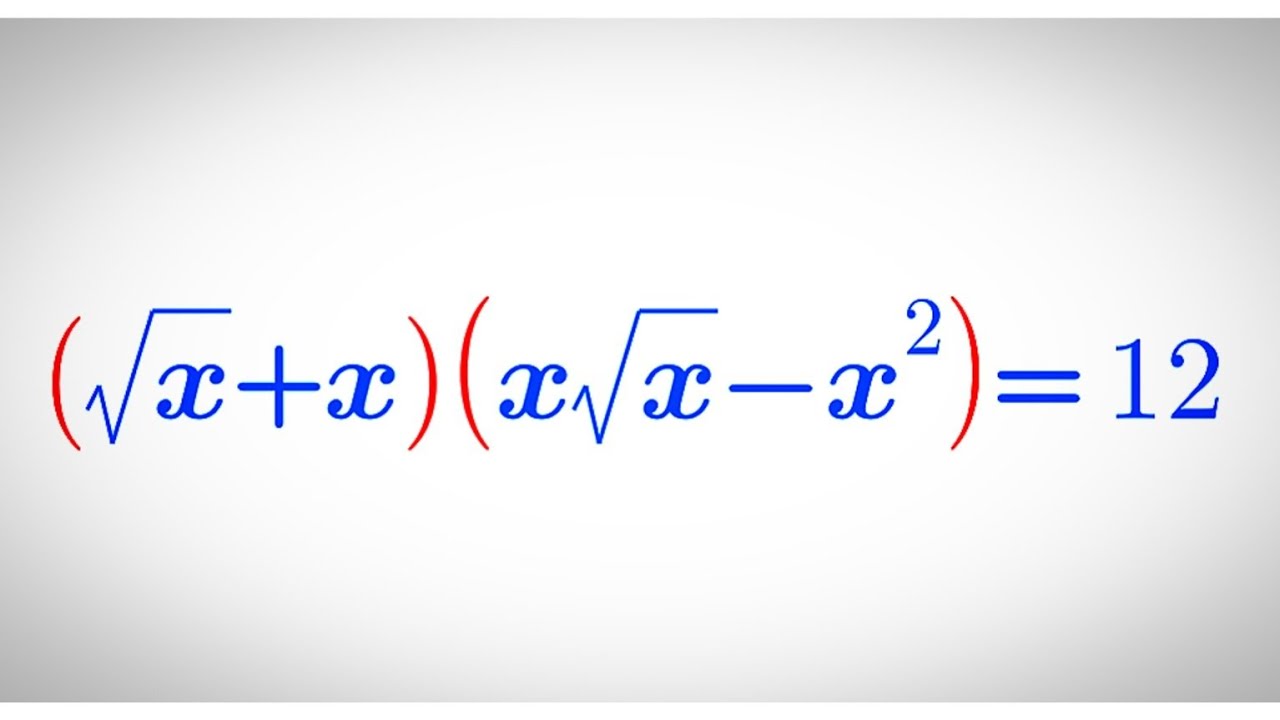 Comment résoudre une équation irrationnelle simple - YouTube