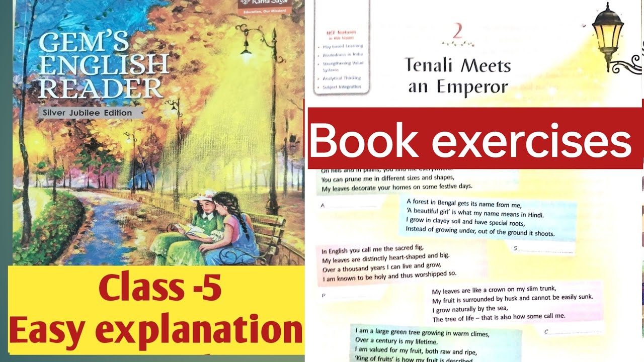 Class -5 || L-2 Tenali meets an Emperor|| book exercises #english#gemsenglishreader - YouTube