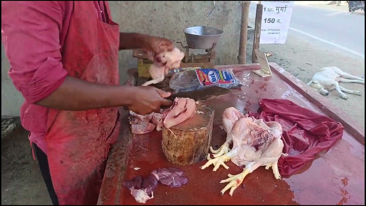 murga cutting skills 2022|मुर्गा कटिंग स्किल्स २०२२ - YouTube