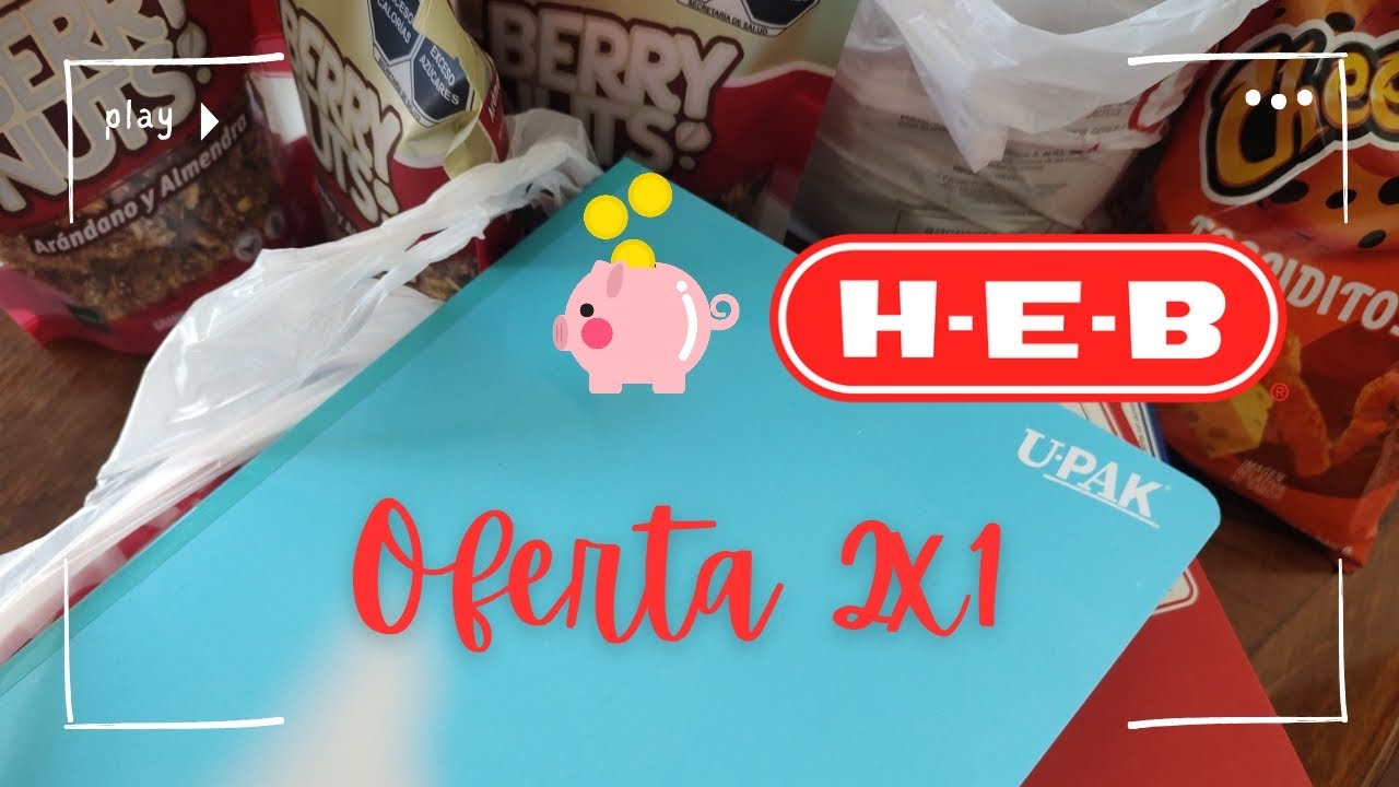 Oferta de libretas 2x1 en HEB #ahorro #regresoaclases pedido de hoy 20 ...
